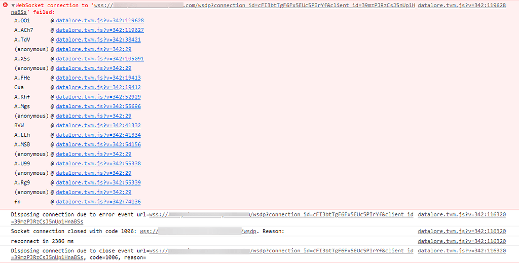 Datalore Enterprise On-premises WebSocketError - Problems and bugs - Datalore Forum